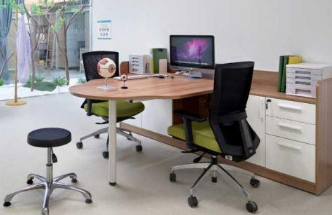 T-shaped Hospital Office Desk for Two Person