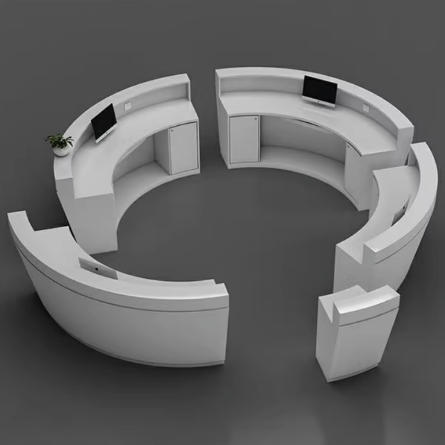 Modular Round Reception Desks