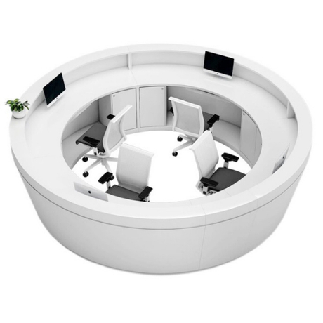 Modular Round Reception Desks